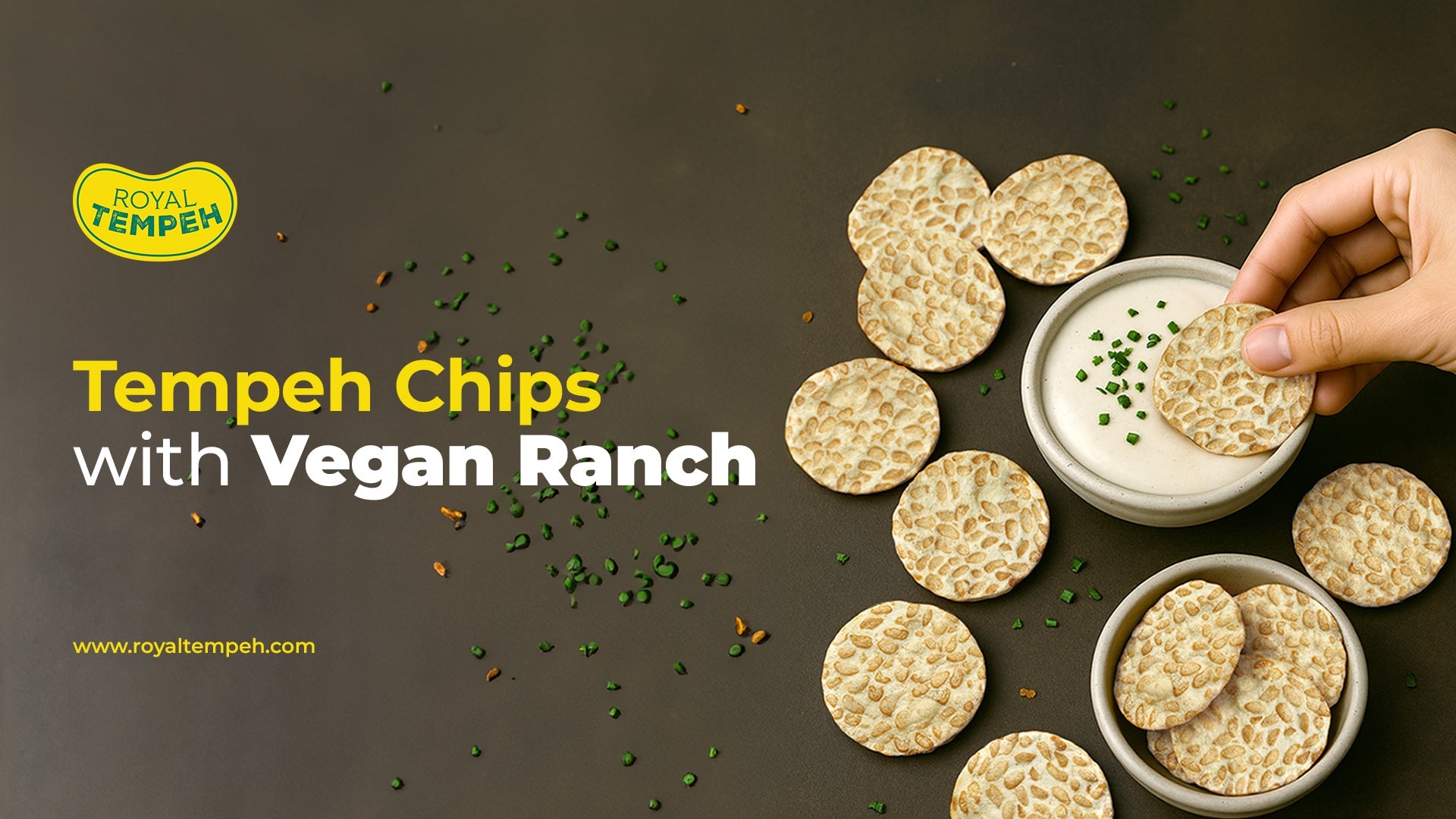 Enjoy Tempeh Chips with Vegan Ranch for a Guilt-Free Treat – Royal Tempeh