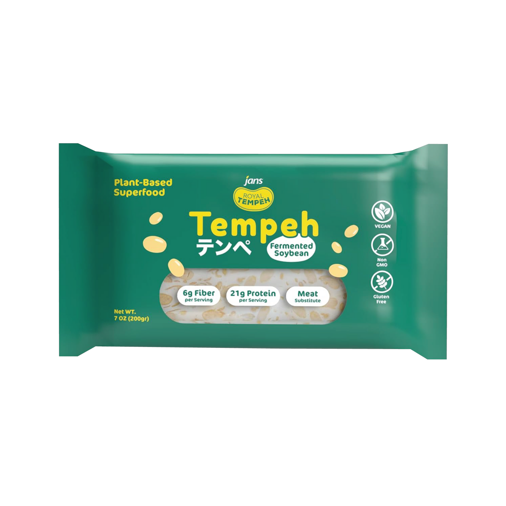 Royal Tempeh Frozen Tempeh Block | Protein-Rich & Versatile Vegan ...